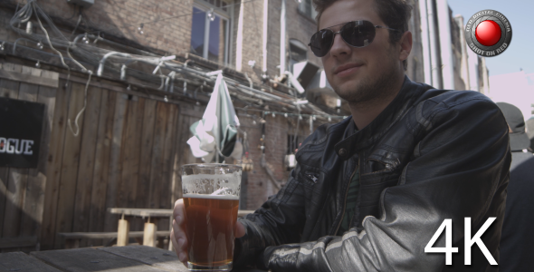 Drinking Beer, Stock Footage | VideoHive