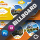 Travel Tours Billboard Templates, Print Templates | GraphicRiver
