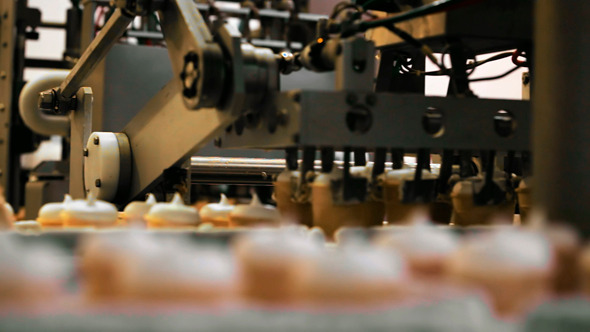 Food Factory Equipment At Work, Stock Footage | VideoHive