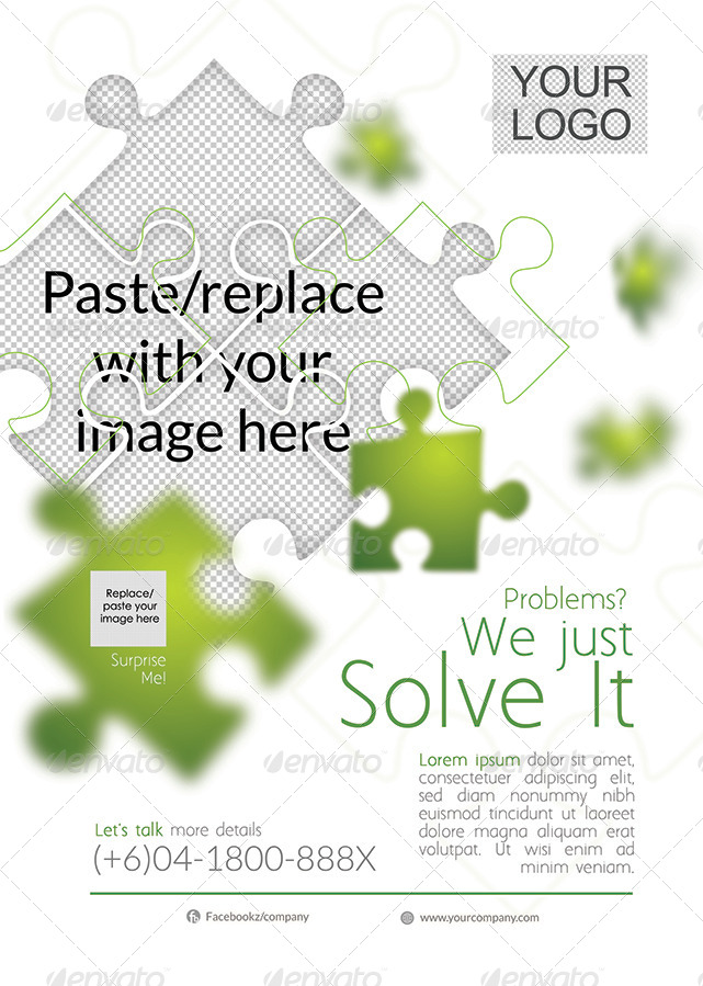 Clean Modern Corporate Flyer / Magazine Ads, Print Templates | GraphicRiver