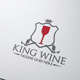 King Wine Logo, Logo Templates | GraphicRiver