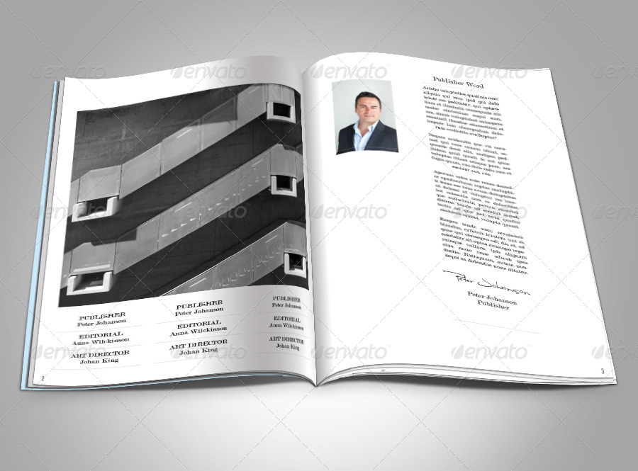 Modern Architecture Magazine Template, Print Templates | GraphicRiver