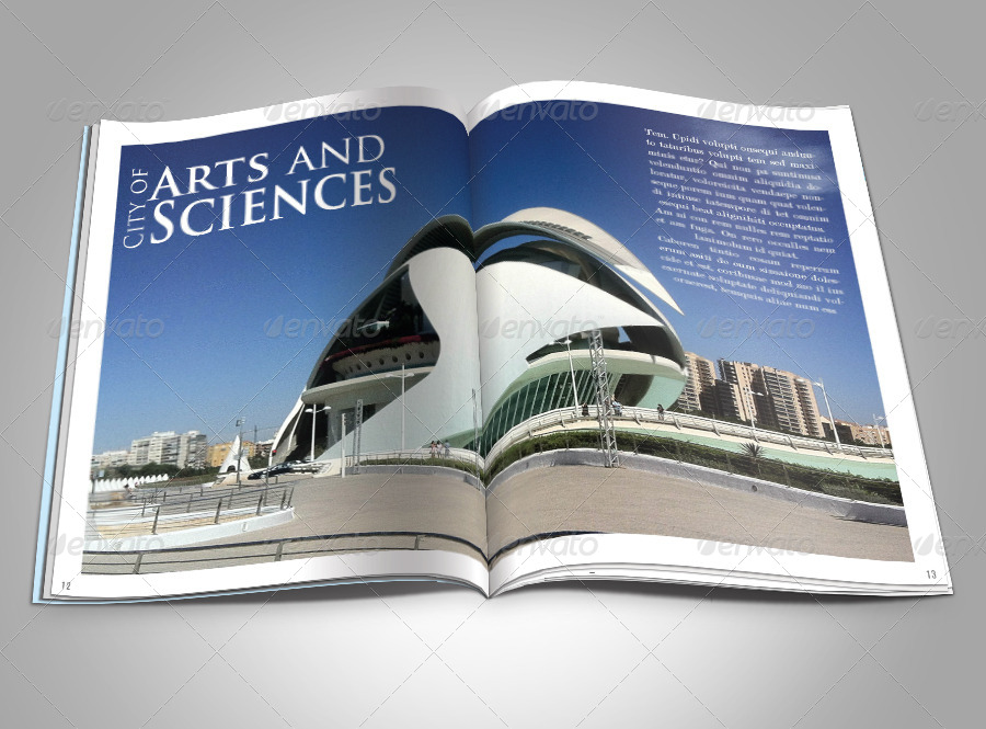 Modern Architecture Magazine Template, Print Templates | GraphicRiver