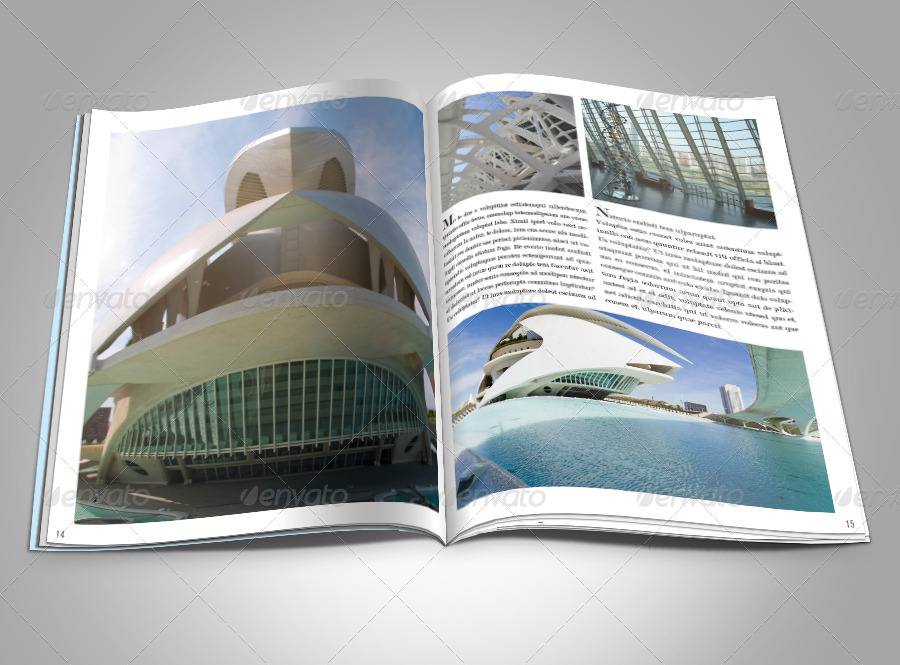 Modern Architecture Magazine Template, Print Templates | GraphicRiver