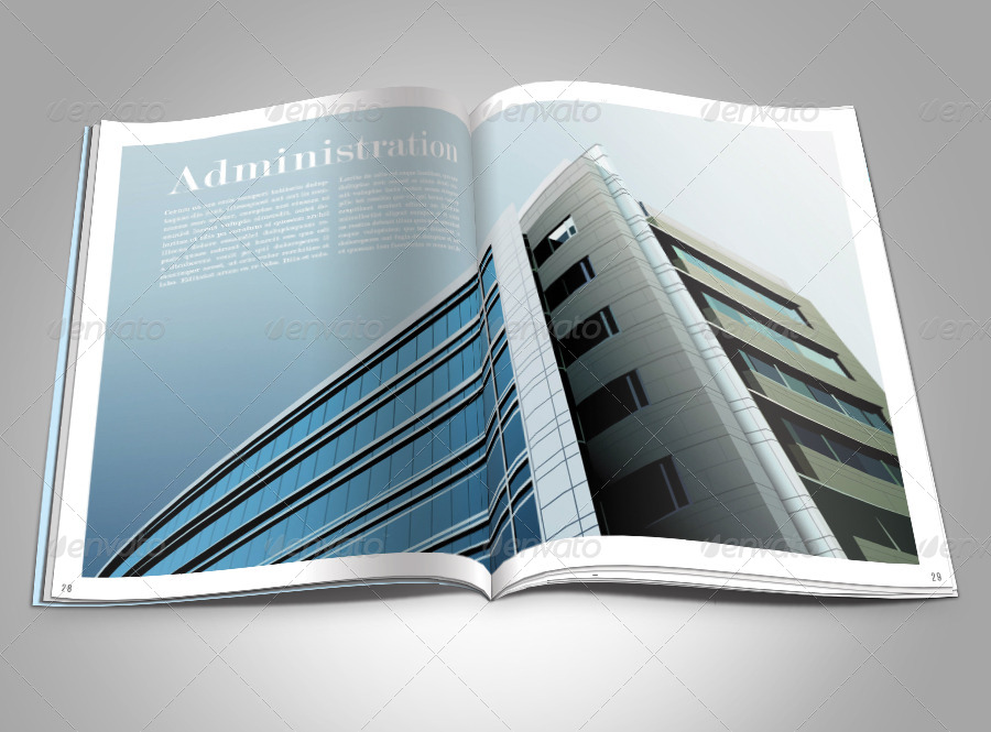 Modern Architecture Magazine Template, Print Templates | GraphicRiver