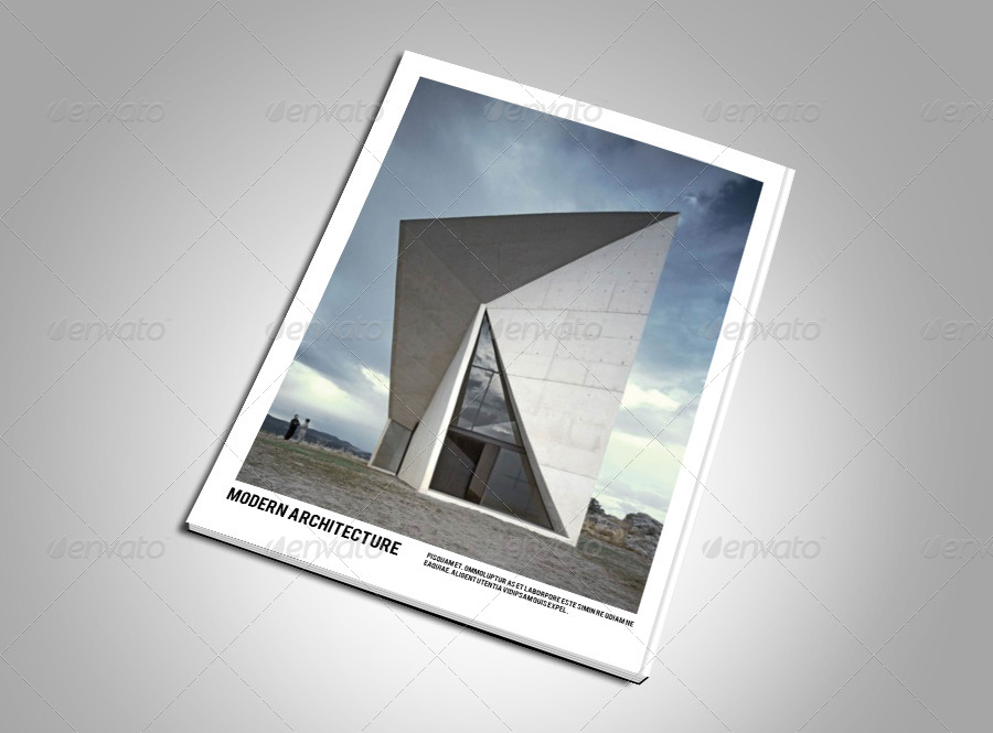 Modern Architecture Magazine Template, Print Templates | GraphicRiver