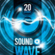 Sound Wave Party Flyer, Print Templates | GraphicRiver