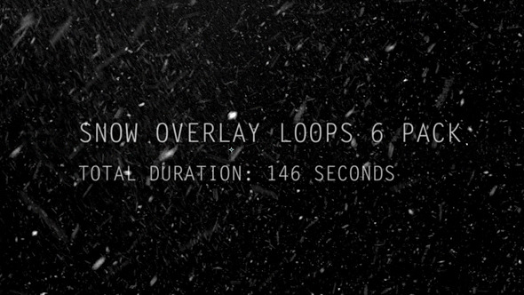 Real Snow Overlays Pack, Motion Graphics | VideoHive