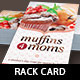 Muffins for Moms Event Rack Card Template, Print Templates | GraphicRiver