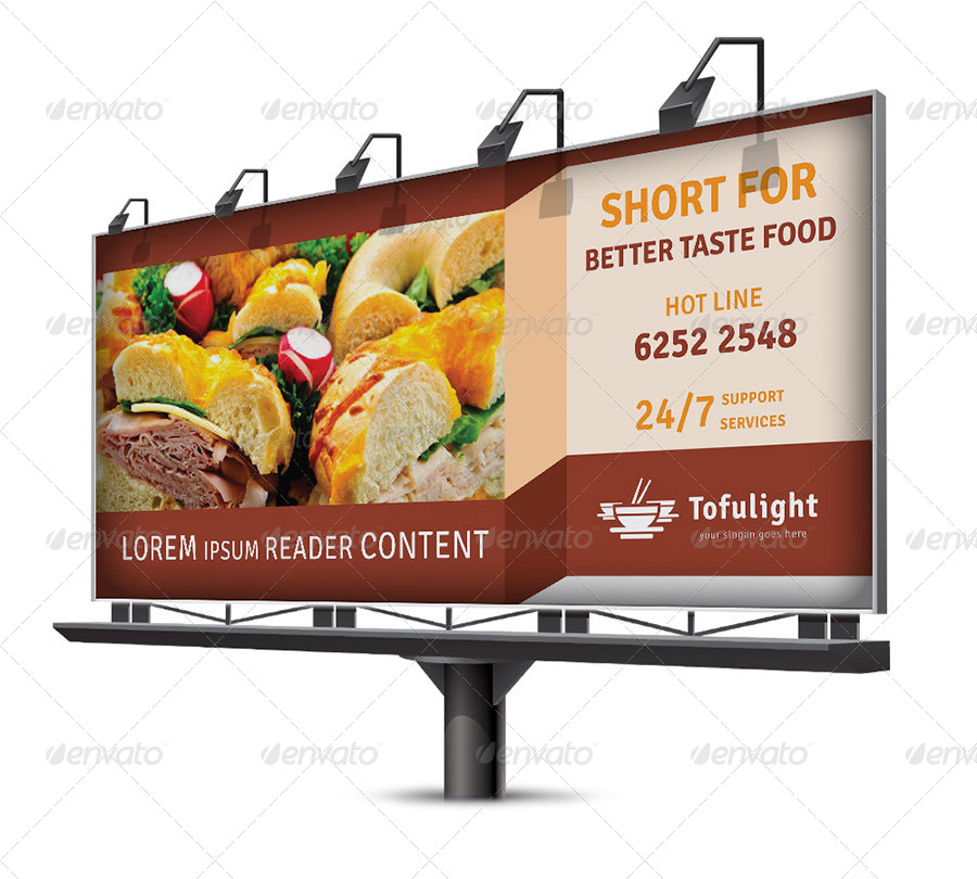 Restaurant Business Billboard | Volume 4, Print Templates | GraphicRiver