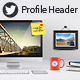 Twitter Profile Header V2, Web Elements | GraphicRiver