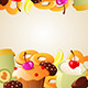 Background with Sweet Cakes, Vectors | GraphicRiver