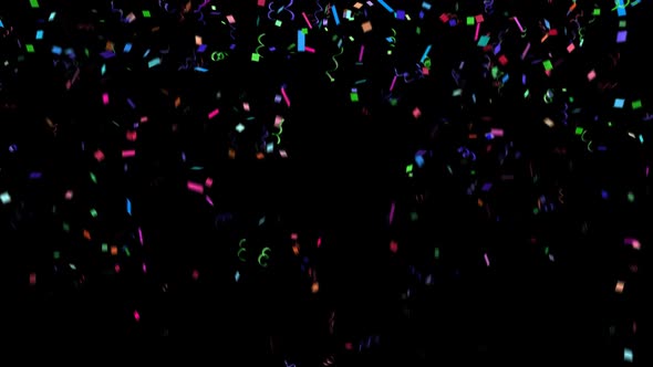 Confetti with alpha channel, Motion Graphics | VideoHive