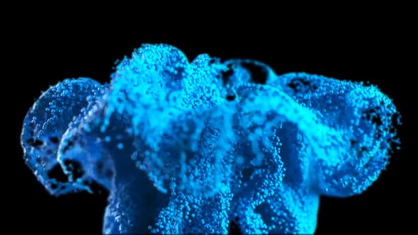 Large Particle Flow in Liquid 2, Motion Graphics | VideoHive