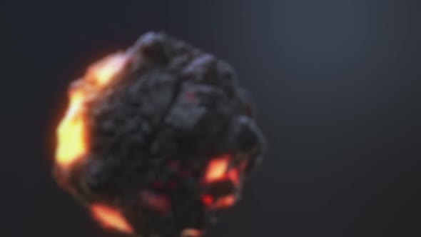 The Electromagnetic Fireball Is Destroyed Into Stone Particles, Motion ...