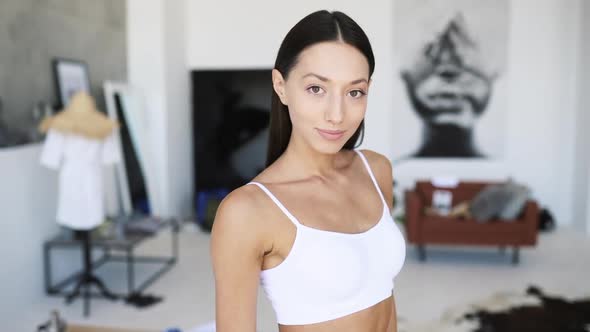 Fashion Model in Room, Stock Footage | VideoHive