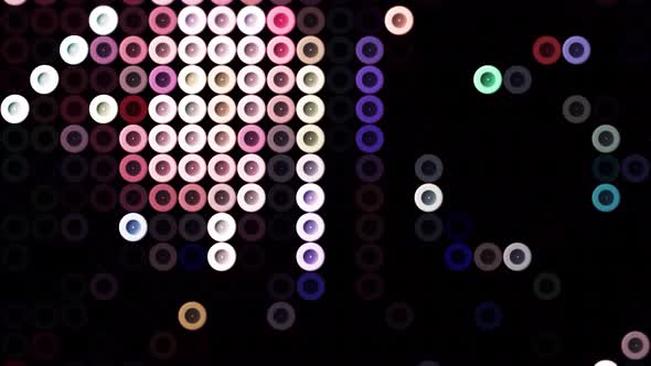 Colorful running circle snakes, design of retro game for children ...