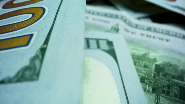 American Dollars Cash Money. Back Side of Paper Banknotes of US ...