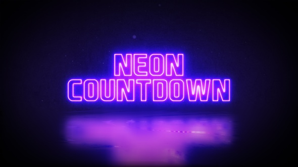 Neon Countdown, Motion Graphics | VideoHive