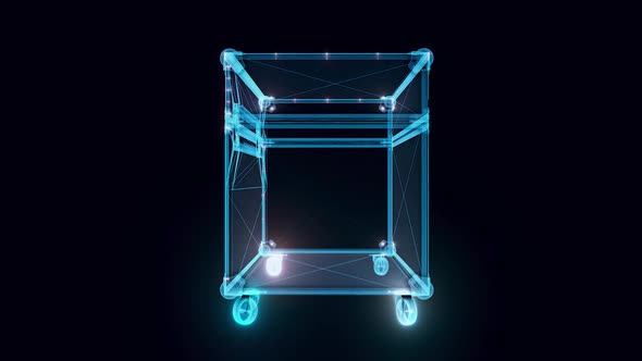 Flight Case Hologram Rotating Hd, Motion Graphics | VideoHive