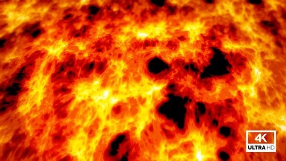 Boiling Hot Lava Flowing Background V2, Motion Graphics | VideoHive