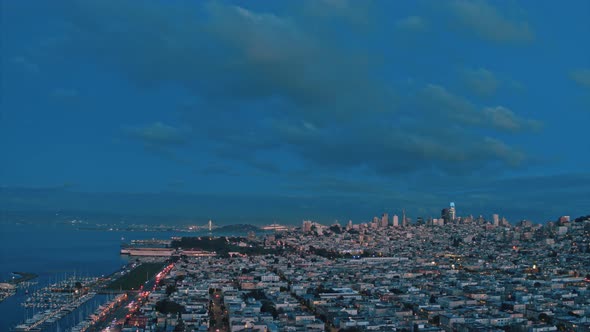 San Francisco Twilight, Stock Footage | VideoHive
