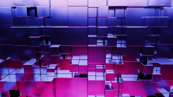 Metallic Cubes Loop, Motion Graphics | VideoHive