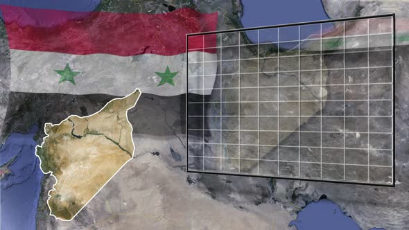 Syria Flag And Map Animation, Motion Graphics | VideoHive