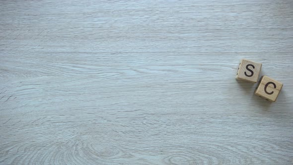 School, Stop Motion Word on Wooden Cubes, Children, Education and ...