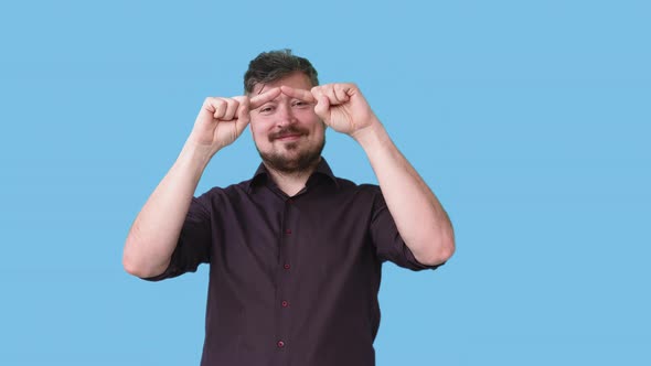 Heart Gesture Love Admiration Man Romantic Gif, Stock Footage | VideoHive