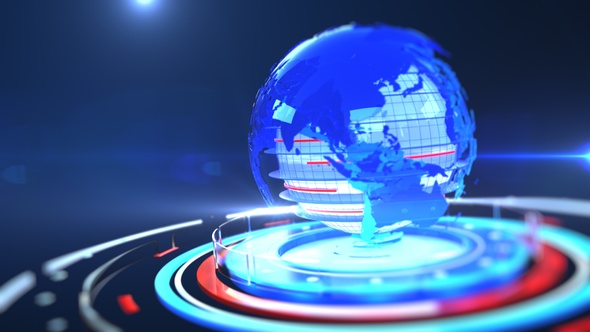 Modern Globe News Background V3, Motion Graphics | VideoHive