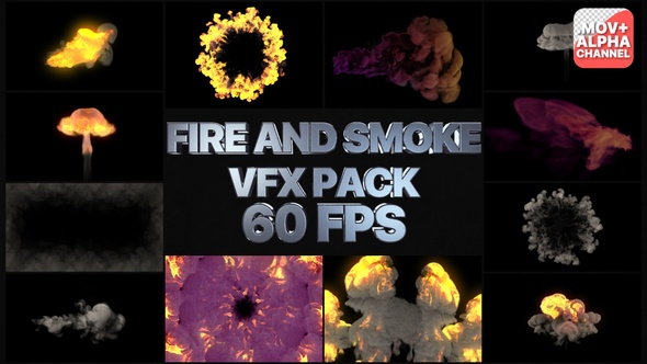 Fire And Smoke VFX Pack | Motion Graphics, Motion Graphics | VideoHive