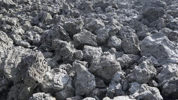 Broken Basalt Rocks, Stock Footage | VideoHive