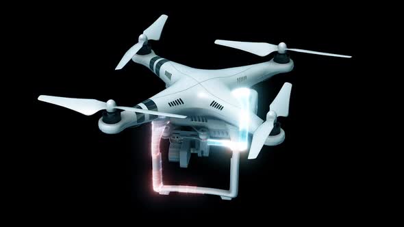 High Technology Drone Hud Hologram Hd, Motion Graphics | VideoHive