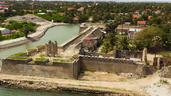 The Ancient Fort of Mannar Sri Lanka, Stock Footage | VideoHive