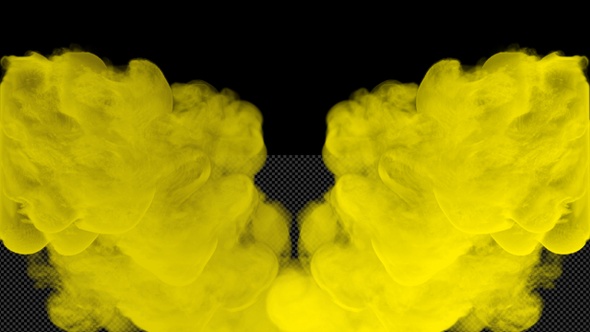Yellow Color Smoke, Motion Graphics | VideoHive