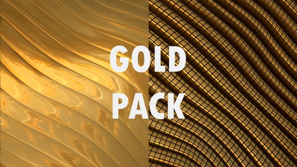 Gold Reflections Pack, Motion Graphics | VideoHive
