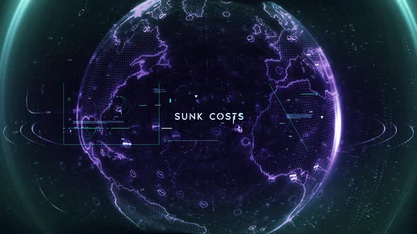 Digital Data Particle Earth Sunk Costs, Motion Graphics | VideoHive