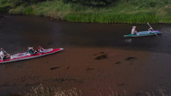 Isloch Famous Place for Kayaking in Belarus, Stock Footage | VideoHive