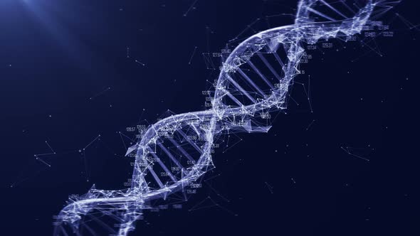DNA 4k Blue, Motion Graphics | VideoHive