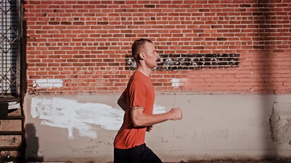 Man Running Slow-Motion, Stock Footage | VideoHive