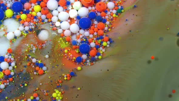 Abstract Ink Drops Bubbles Explode Splash Diffusion, Stock Footage