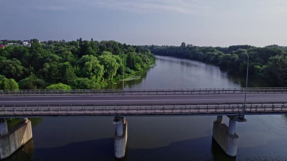 Car Driving Over Bridge, Stock Footage | VideoHive