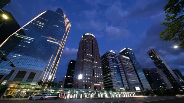 City Building Road Traffic Flow, Stock Footage | VideoHive