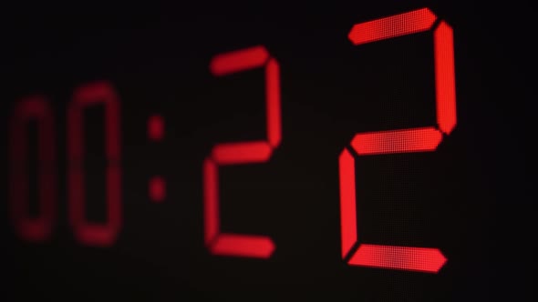 Red Digital Timer, Stock Footage | VideoHive