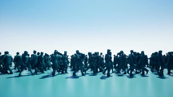 4K Crowd Walk, Motion Graphics | VideoHive