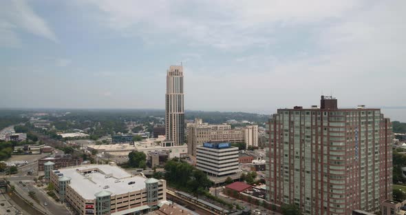 Aerial View of New Rochelle in New York, Stock Footage | VideoHive