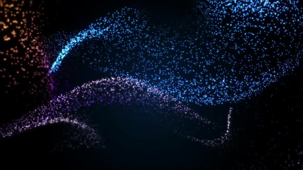 Particles Wave Loop, Motion Graphics | VideoHive
