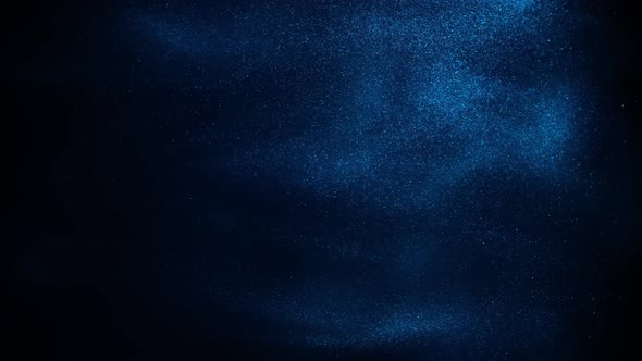 Particles Blue Cinematic Concert Black Background, Stock Footage ...