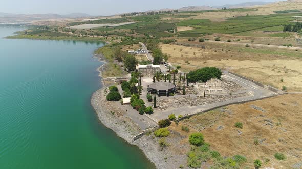 Aerial view of Capernaum, Stock Footage | VideoHive